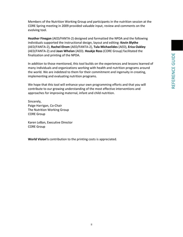 Nutrition program design and planning | PDF