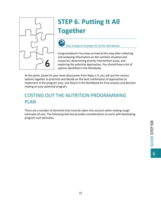 Nutrition program design and planning | PDF