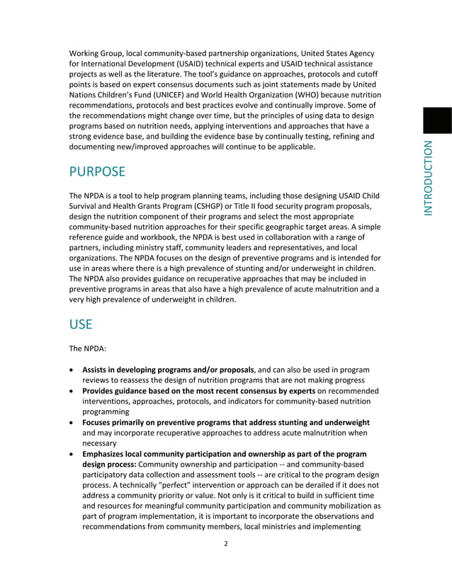 Nutrition program design and planning | PDF