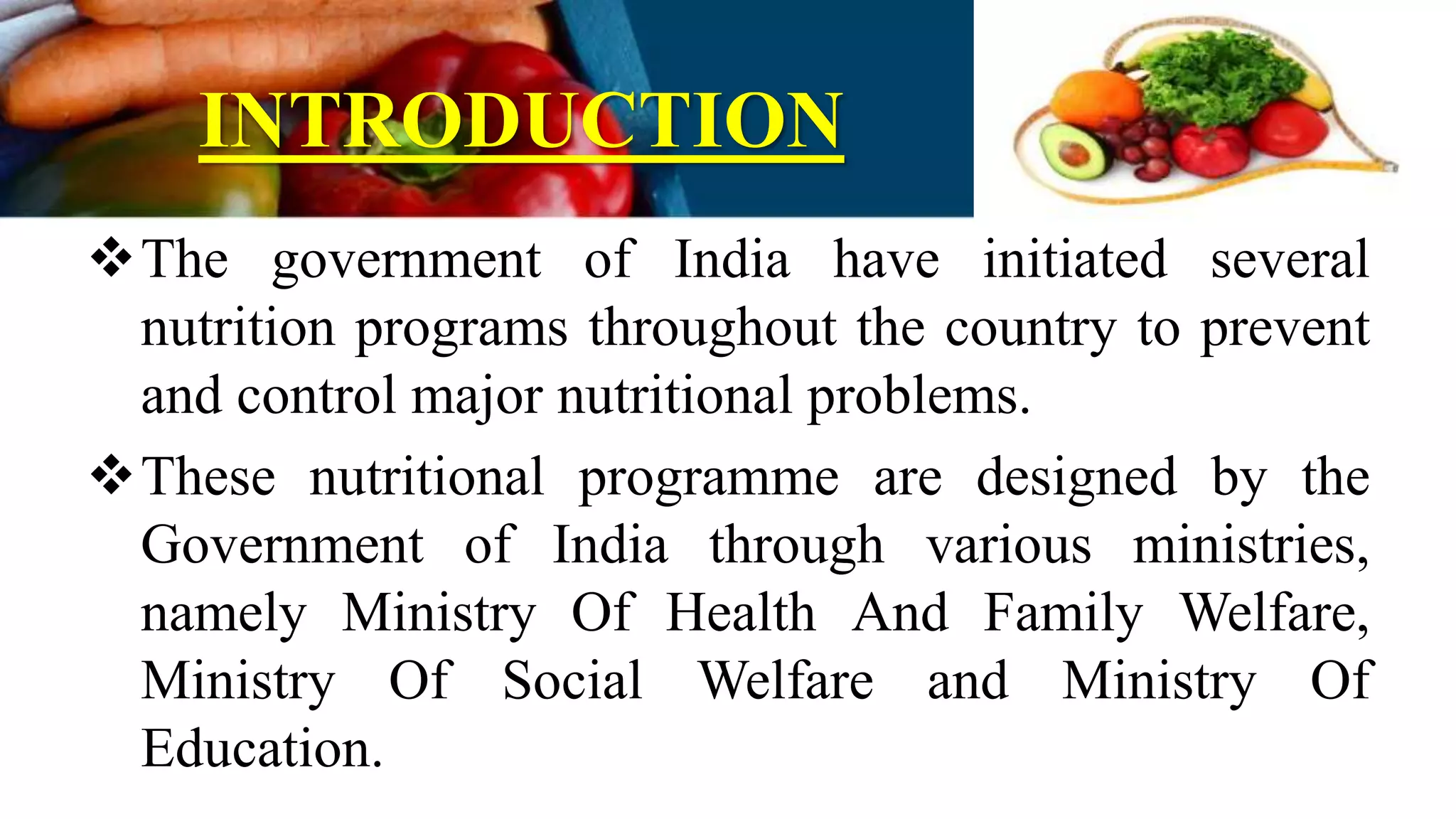 National Nutritional Programme in Pediatric | PPT