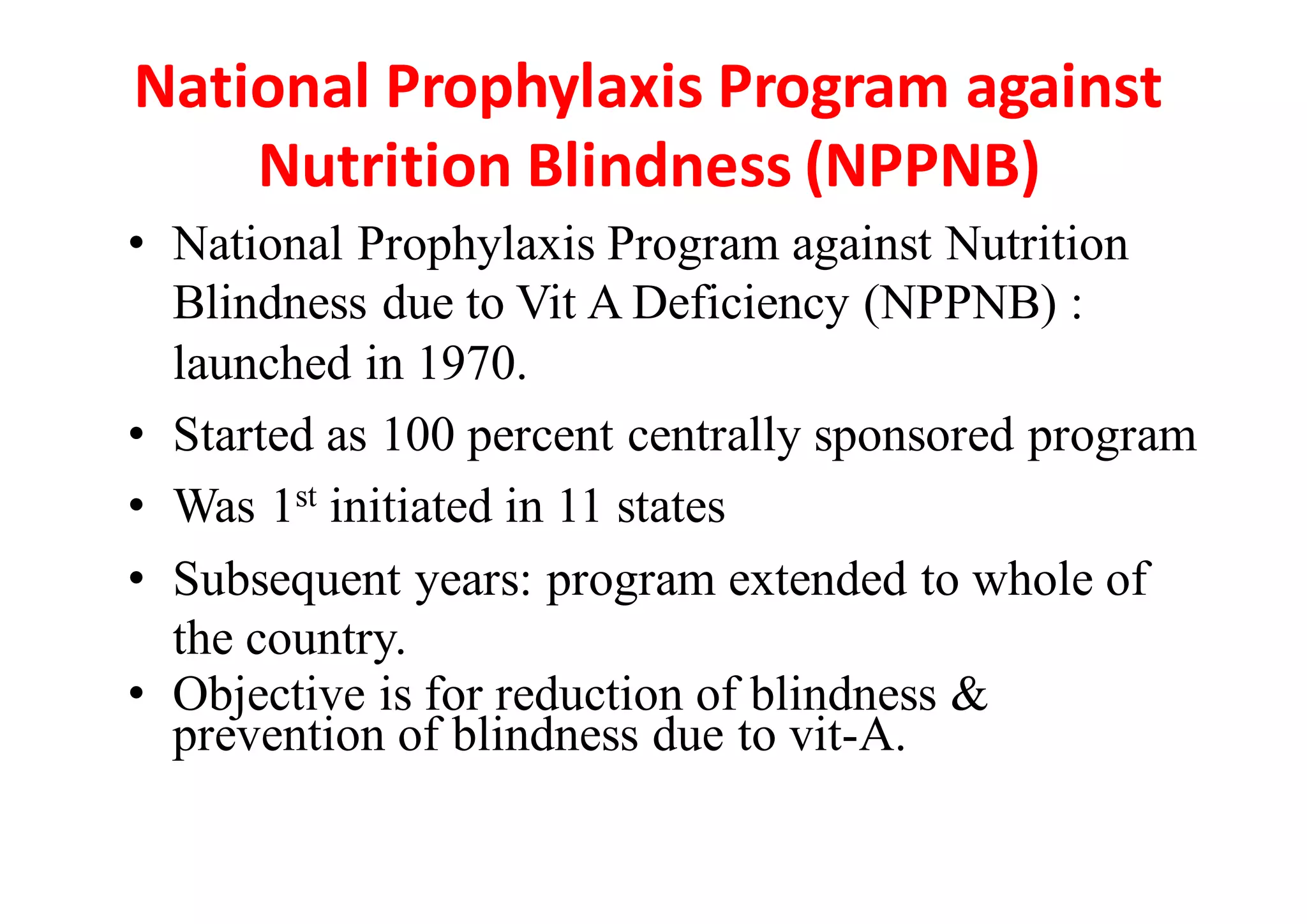 Nutrition programmes in india | PDF