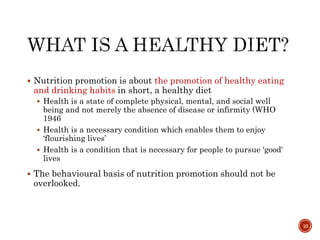 Nutrition promotion | PPTX