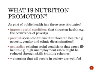 Nutrition promotion | PPTX