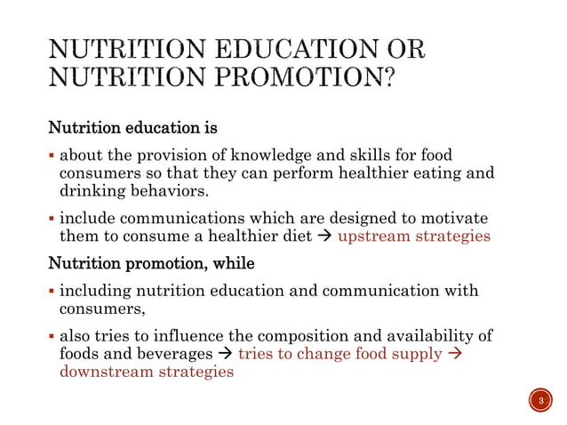 Nutrition promotion | PPTX