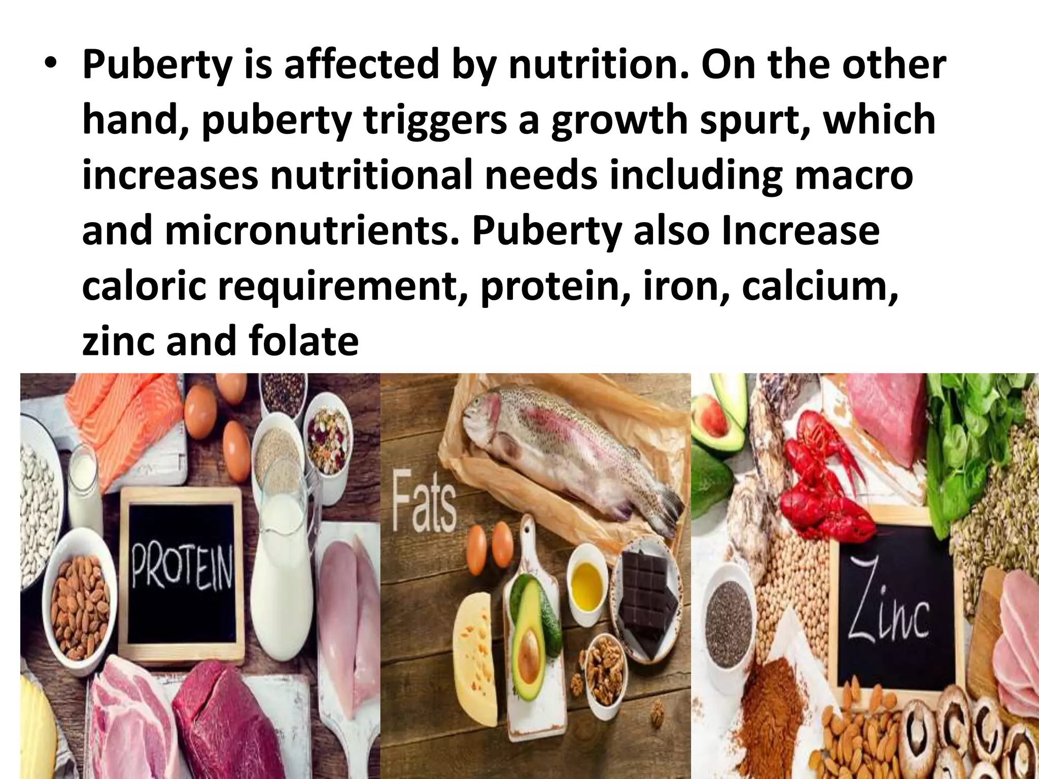 Nutrition & puberty | PPTX