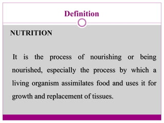 nutrition_requirment of children power point presentation | PPTX