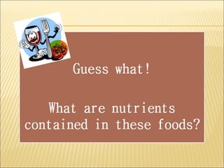 Grade 8 - Nutrition | PPT | Nutrition | Healthy Living