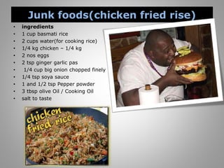 Essential and non essential things in food items. | PPTX | Healthy ...