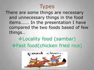 Essential and non essential things in food items. | PPTX | Healthy ...