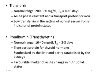 Nutrition screening and assessment drved | PPTX