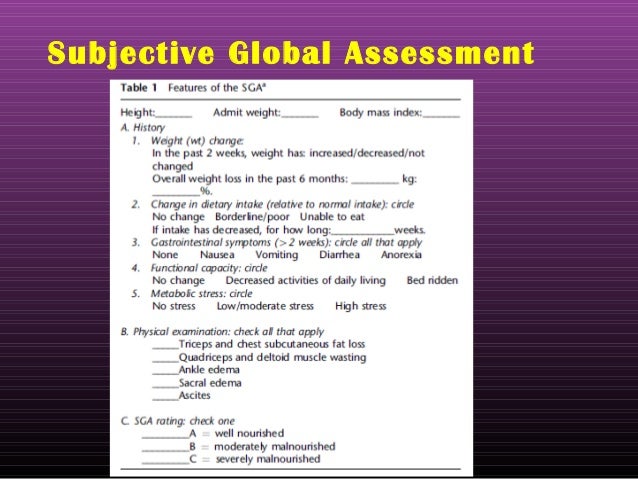 Nutrition screening and assessment in critically ill patients