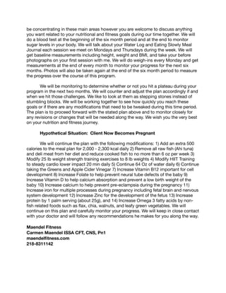 Nutrition Self Case Study | PDF | Nutrition | Healthy Living