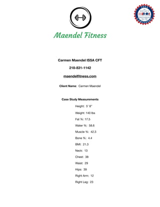 Nutrition Self Case Study | PDF | Nutrition | Healthy Living