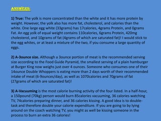 Nutrition Self Evaluation | PPTX