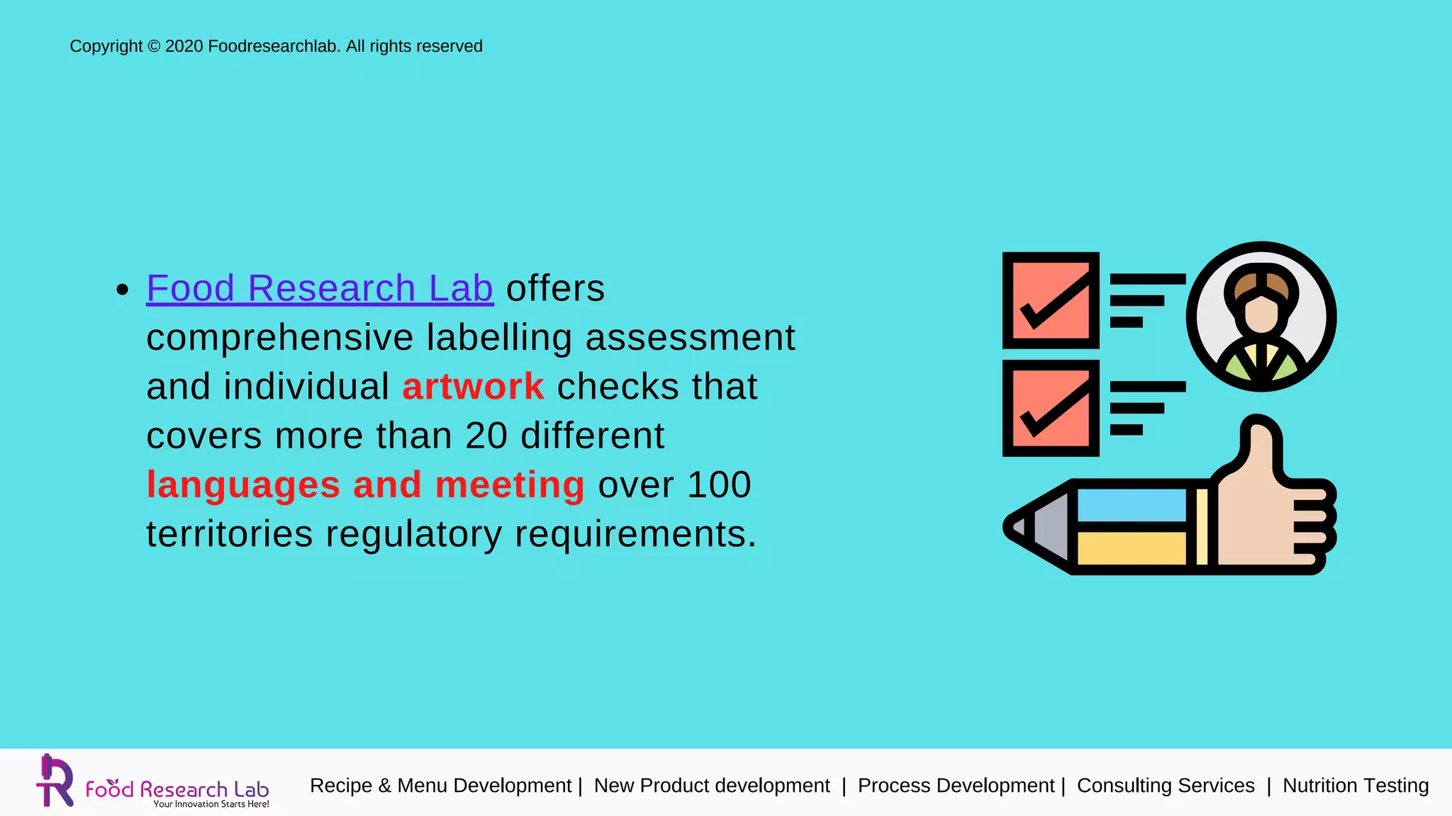 Nutrition sensory evaluation , label assessment foodresearchlab | PPT