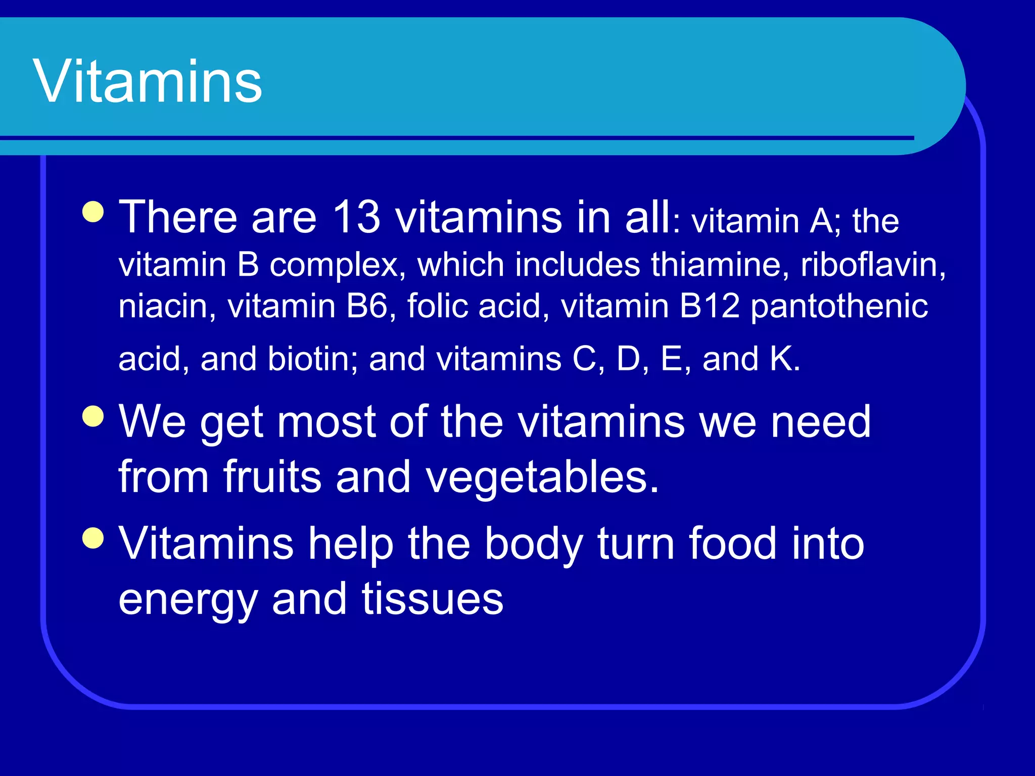 Nutrition Slideshow | PPT