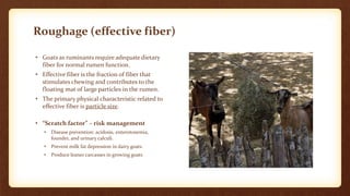 Nutrition for Small-Scale Goat Farms | PPTX