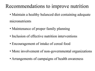 Nutrition status in bangladesh | PPTX