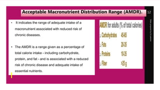Nutrition tools and dietary guidelines | PPTX