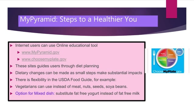 Nutrition tools and dietary guidelines | PPTX