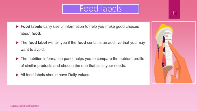 Nutrition tools and dietary guidelines | PPTX