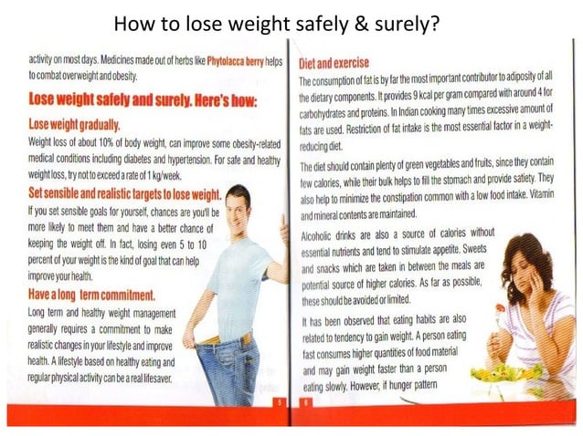 Comprehensive Weight Loss Guide in PPT, PDF | PPT