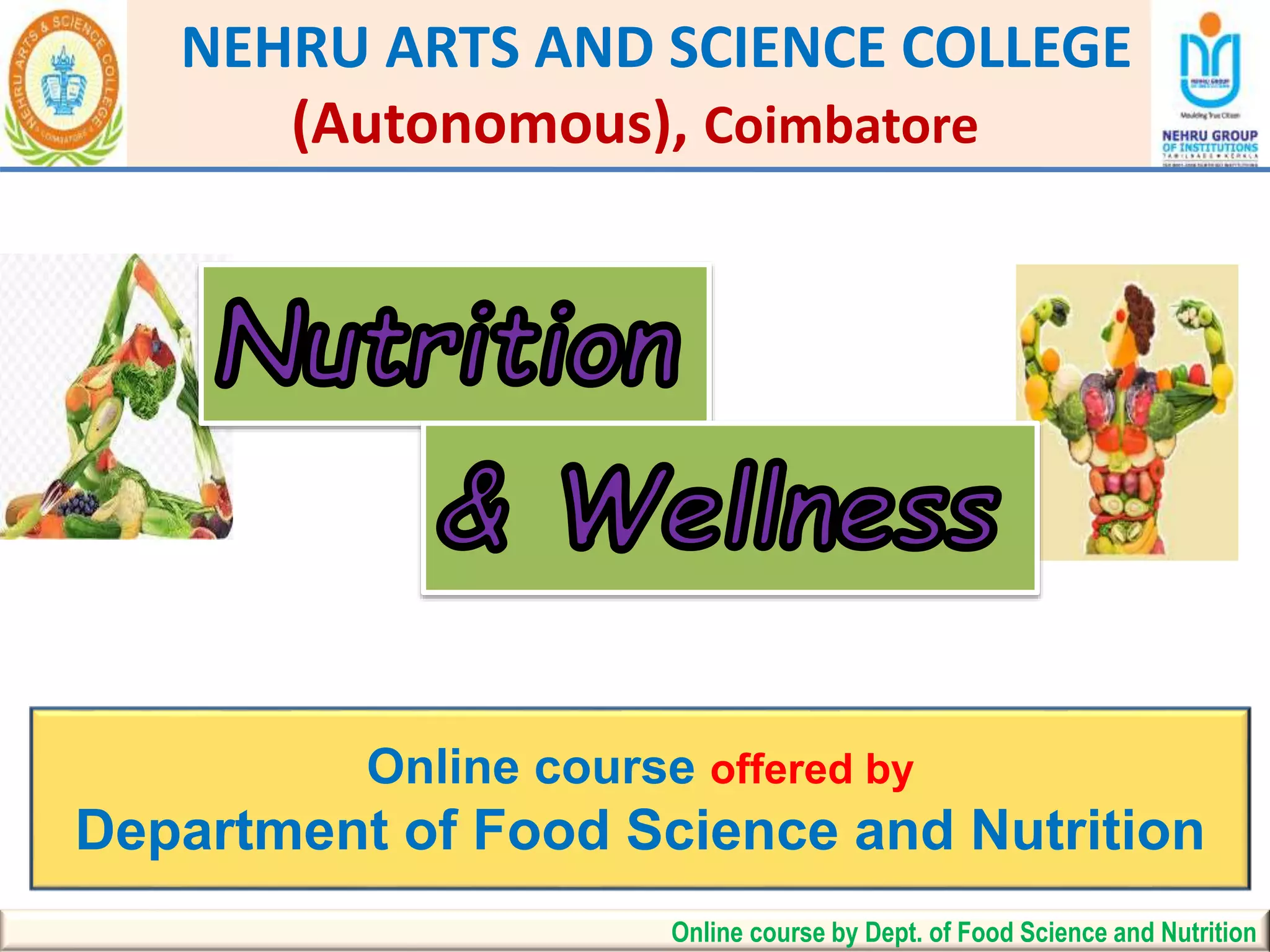 Nutrition & wellness | PPTX