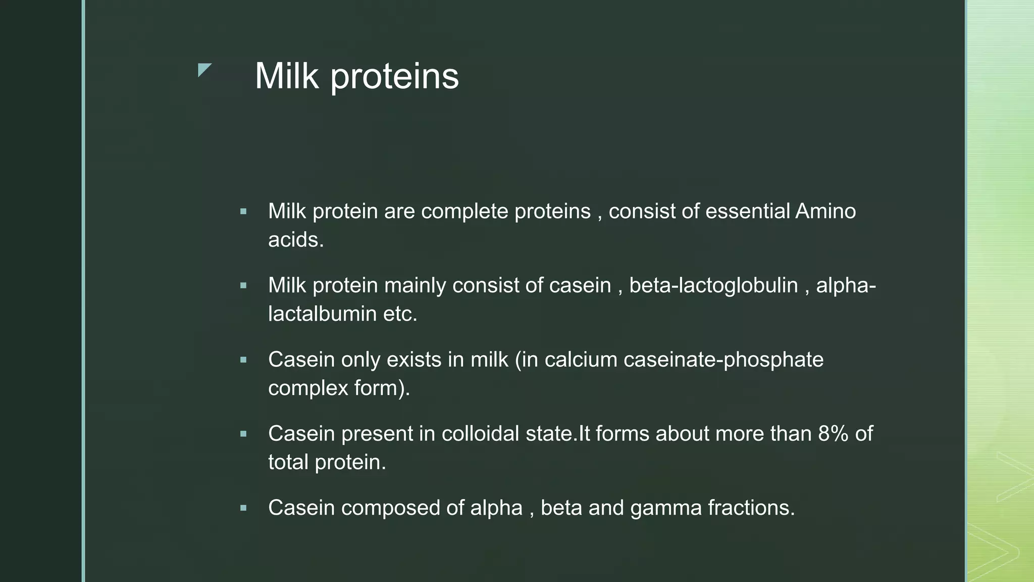Nutritive value of milk | PPTX