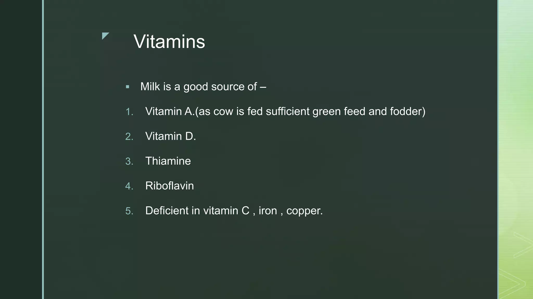 Nutritive value of milk | PPTX