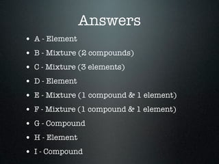 Nuts and Bolts | KEY | Chemistry | Science