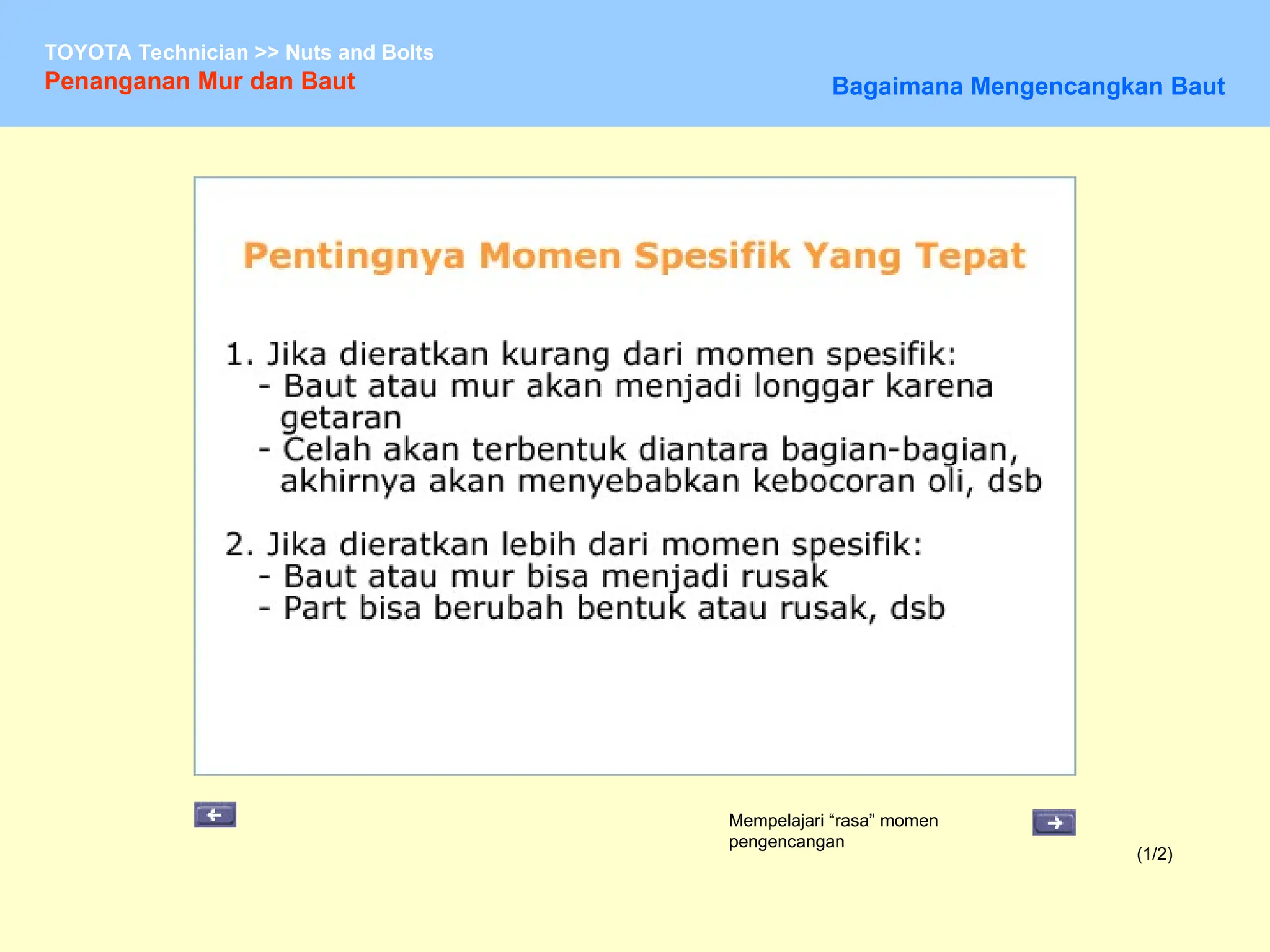 Nuts & Bolts tentang ukuran mur dan baut | PPT