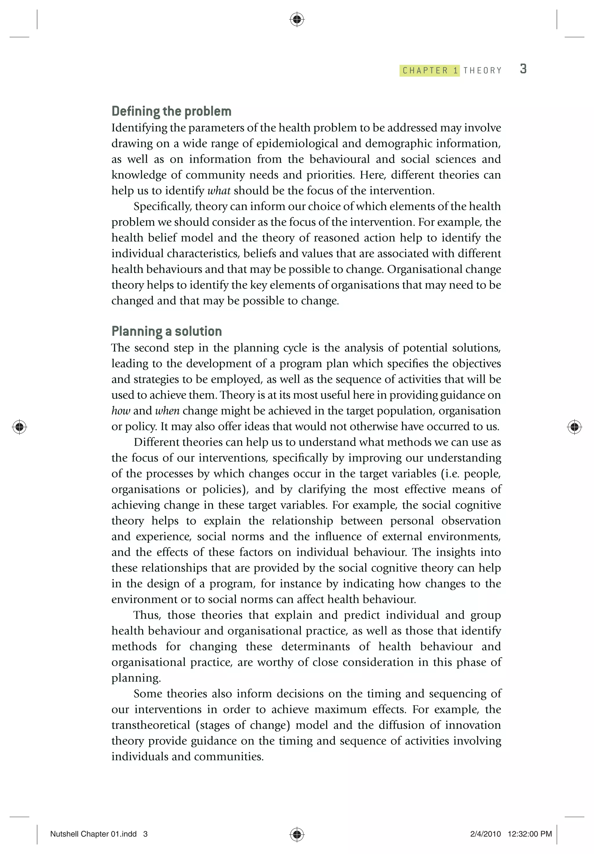 Theory in a Nutshell 3e - sample chapter | PDF