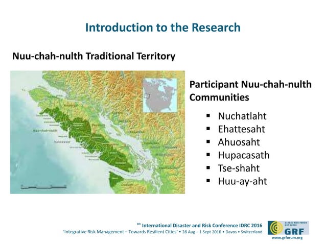 Nuu-chah-nulth Knowledge and Disaster Resilient Indigenous Communities ...
