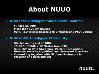 Nuuo presentation 1102 | PPT
