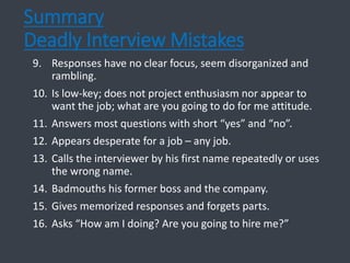 How to Prepare for Interview.pptx | Resume Writing and Advice | Job Search