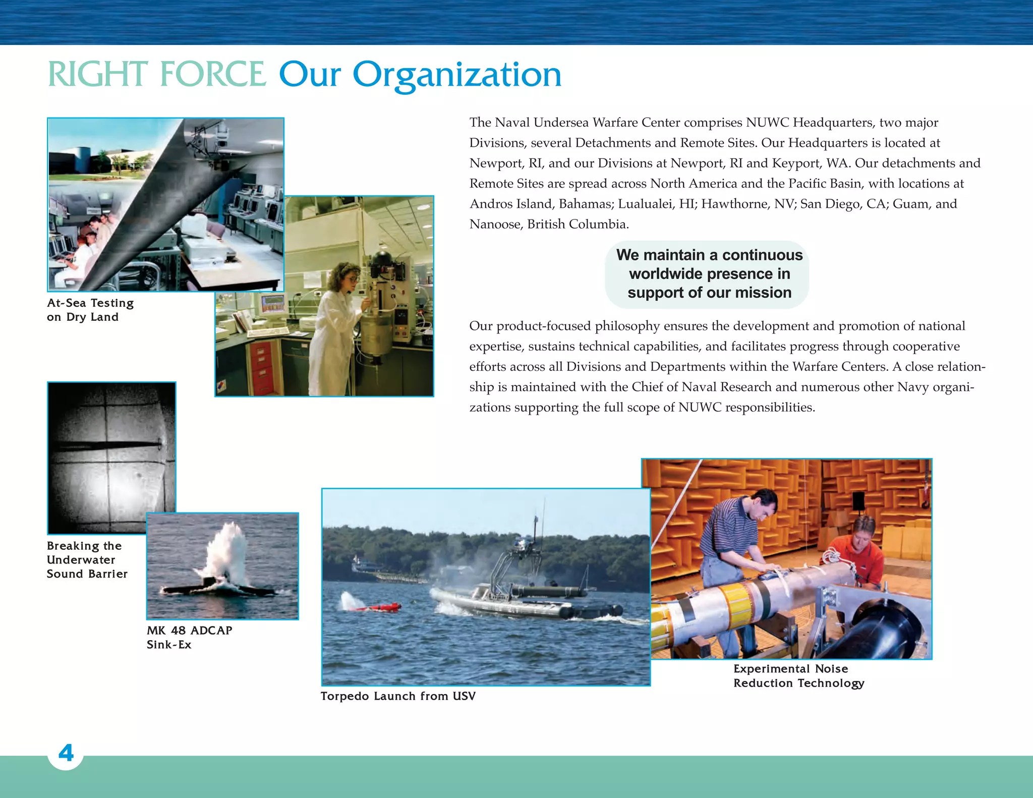 Overview of The Naval Undersea Warfare Center (NUWC) Distro A | PDF