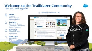 Get Involved In The Trailblazer Community | PPTX | Social Networking ...