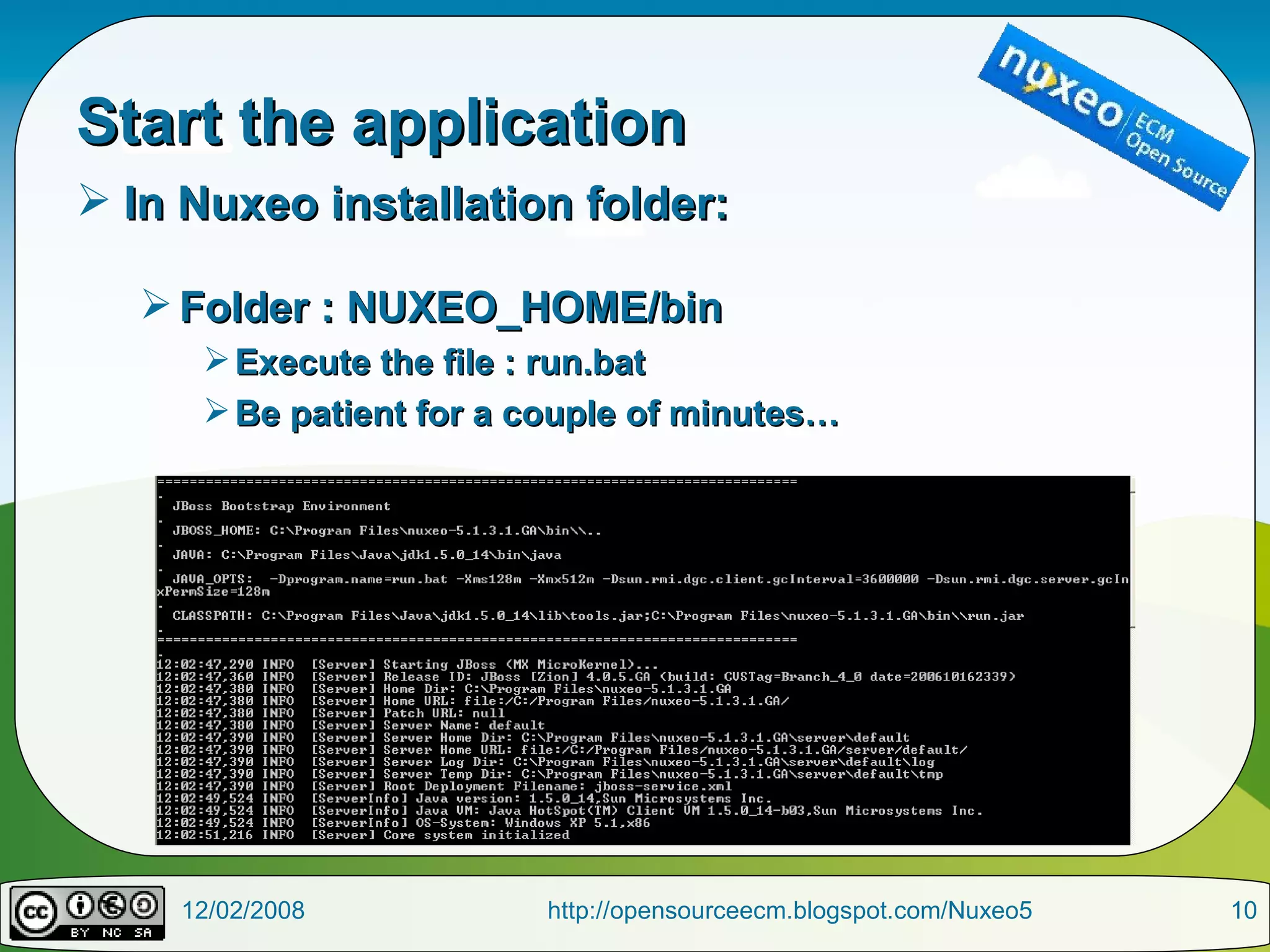 Nuxeo 5 - Basic Installation | PPT
