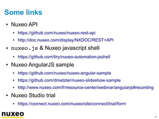 Nuxeo and JavaScript | PPT