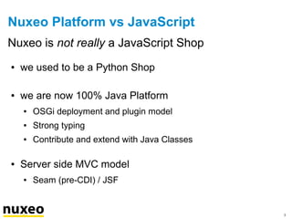 Nuxeo and JavaScript | PPT