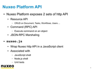 Nuxeo and JavaScript | PPT