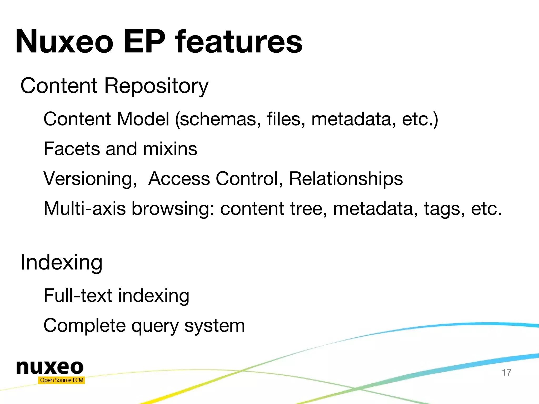 Nuxeo ECM Platform - Technical Overview | ODP