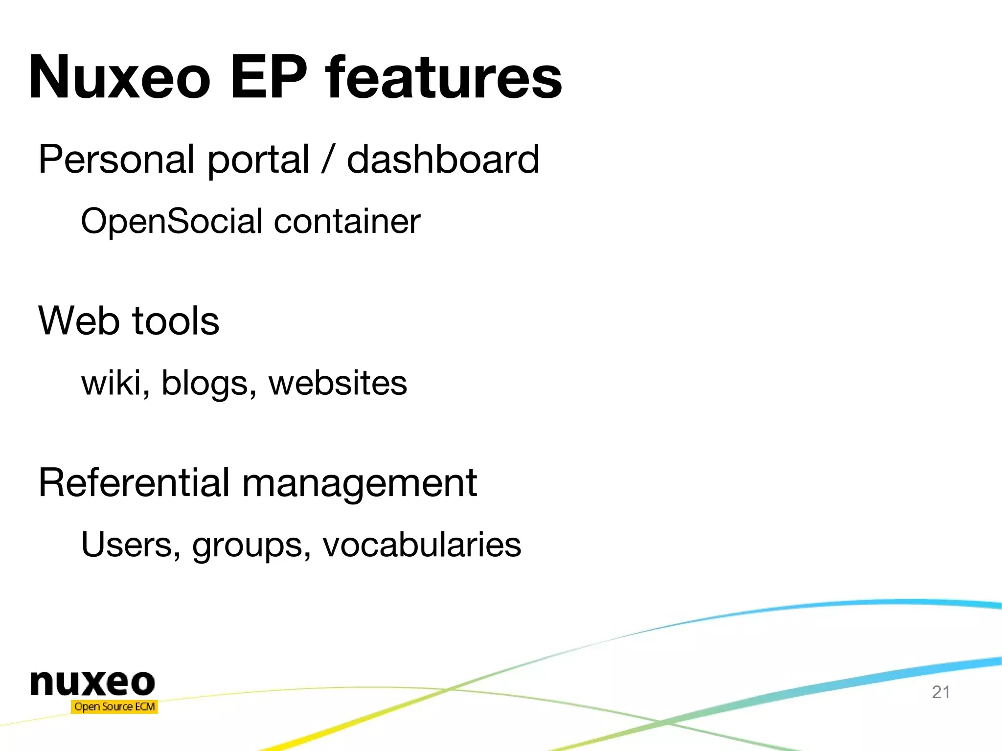 Nuxeo ECM Platform - Technical Overview | ODP