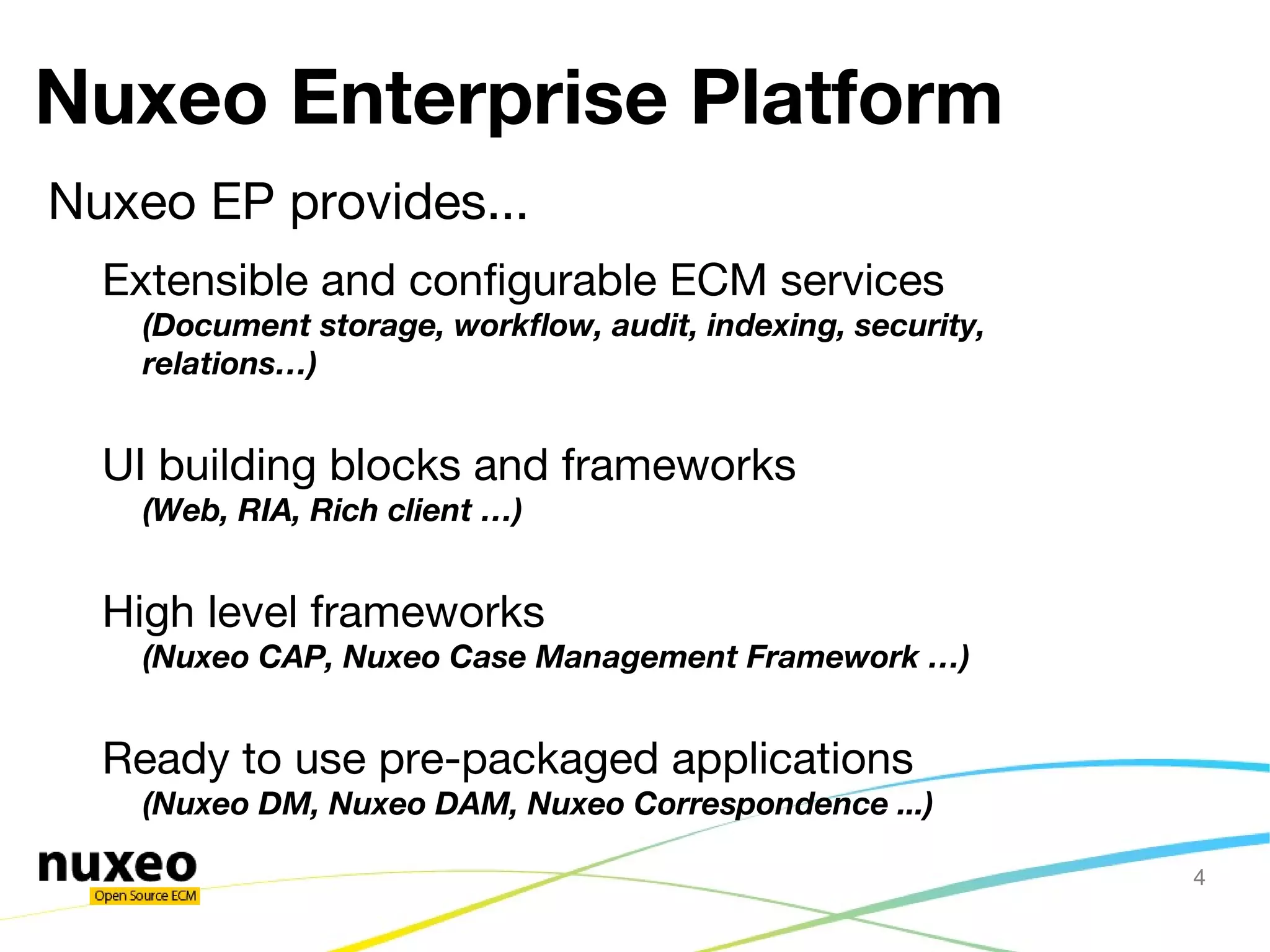 Nuxeo ECM Platform - Technical Overview | ODP