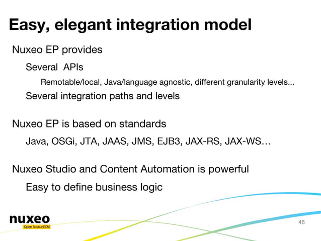 Nuxeo ECM Platform - Technical Overview | ODP