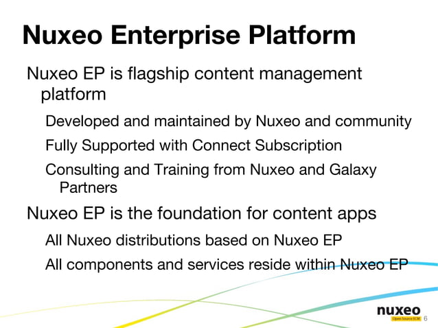 Nuxeo Enterprise Platform (Nuxeo EP) - Technical Overview | ODP | Web Development | Internet