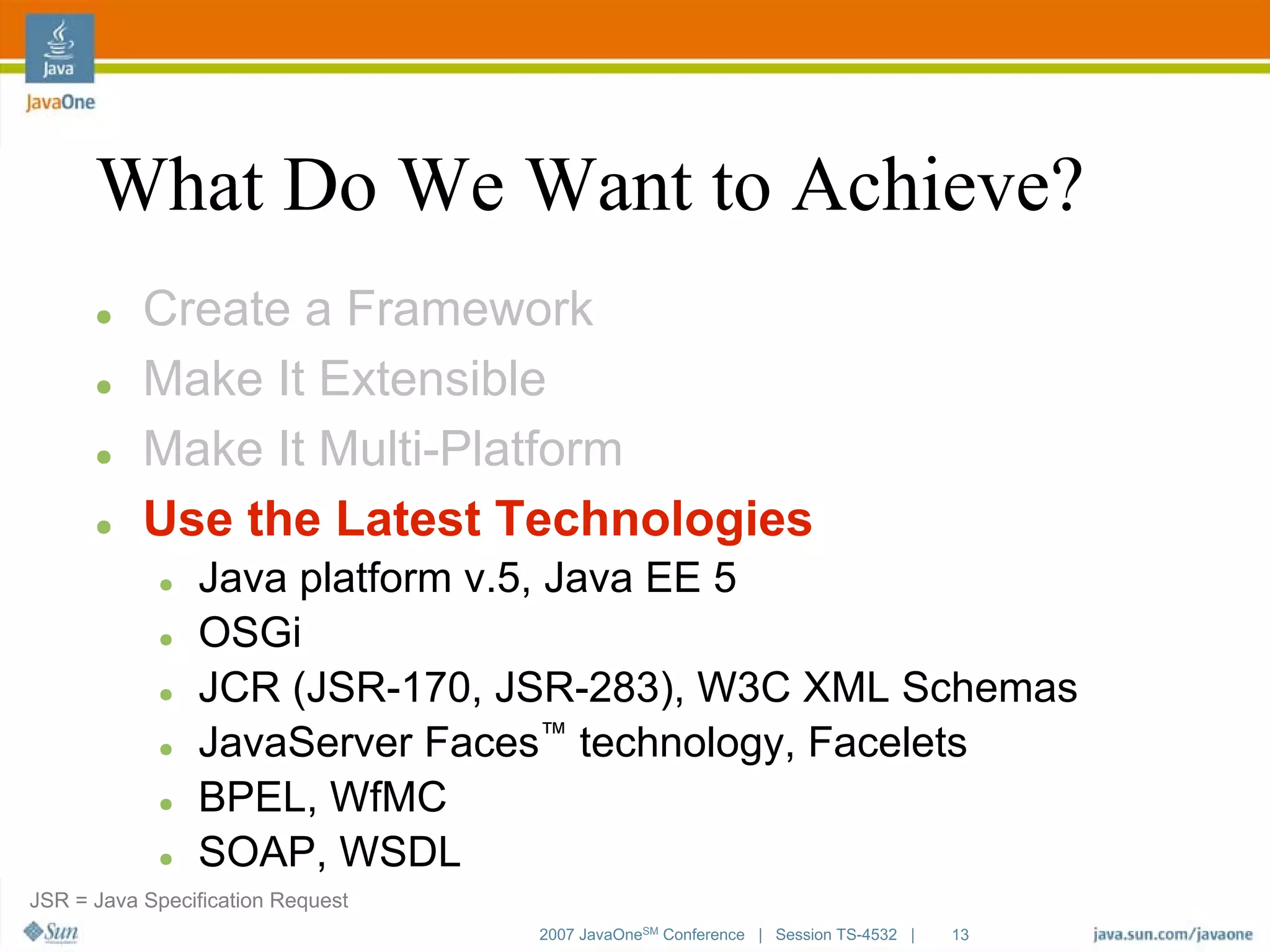 Nuxeo JavaOne 2007 presentation (in original format) | PPT