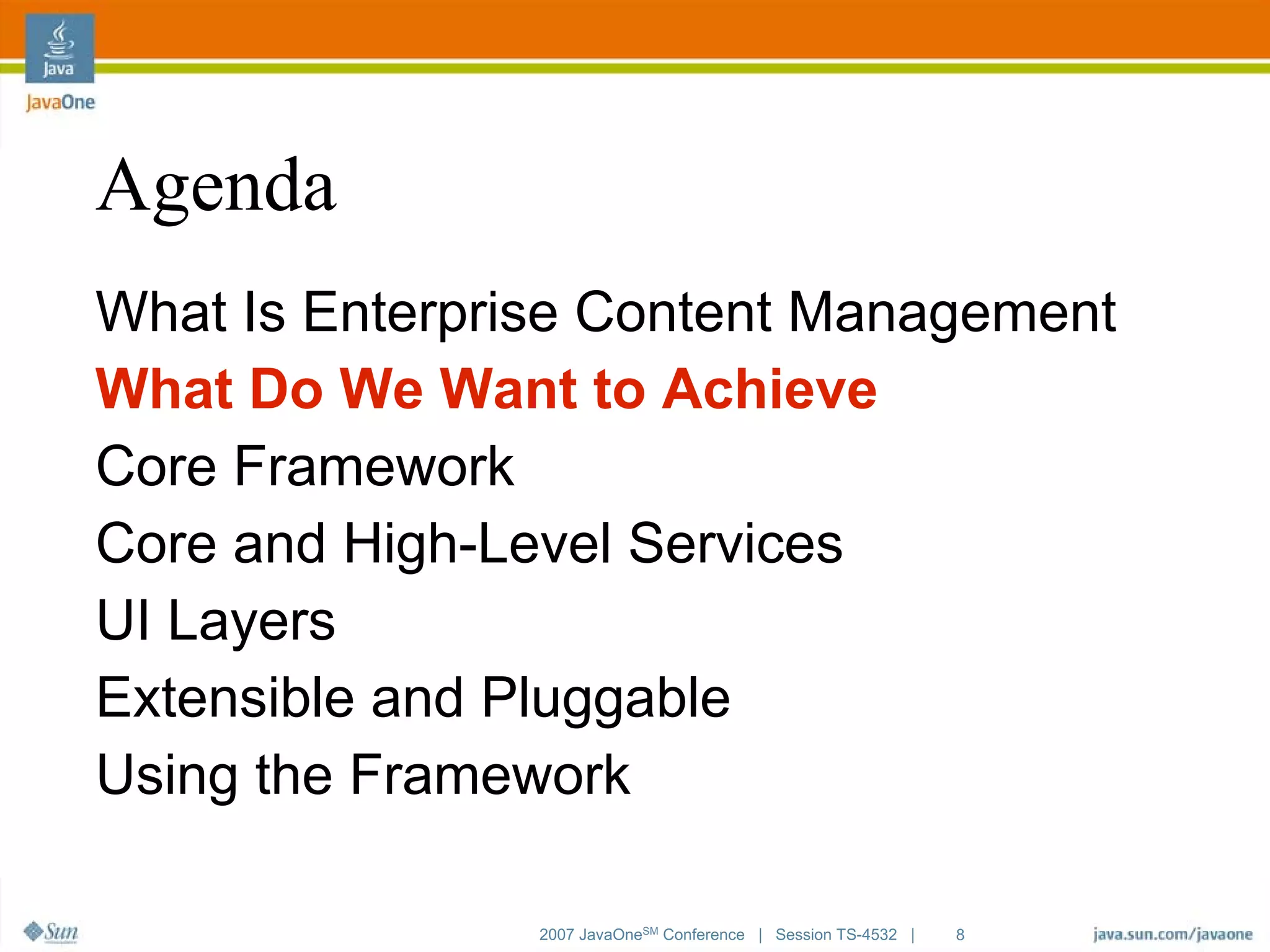 Nuxeo JavaOne 2007 presentation (in original format) | PPT