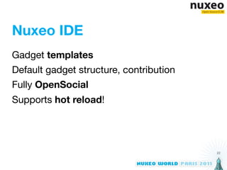 Nuxeo - OpenSocial | PDF
