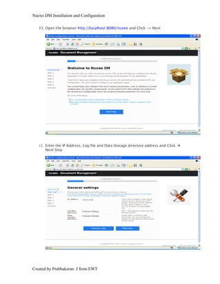 Nuxeo dm installation | DOC